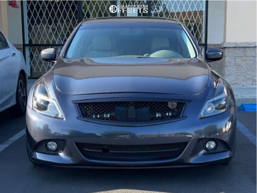2012 INFINITI G37 with 18x9.5 15 Enkei Rpf1 and 245/40R18 Centennial ...