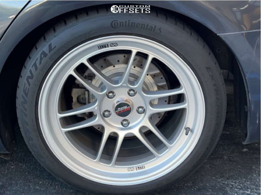 2012 INFINITI G37 with 18x9.5 15 Enkei Rpf1 and 245/40R18 Centennial ...