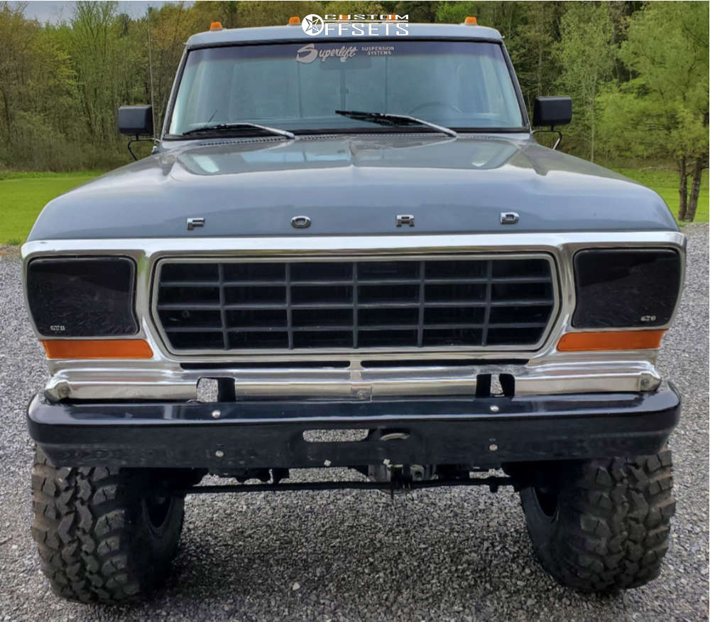 1979 Ford F-250 with 20x12 -52 Method MR605 and 41/14.5R20 Interco Irok ...