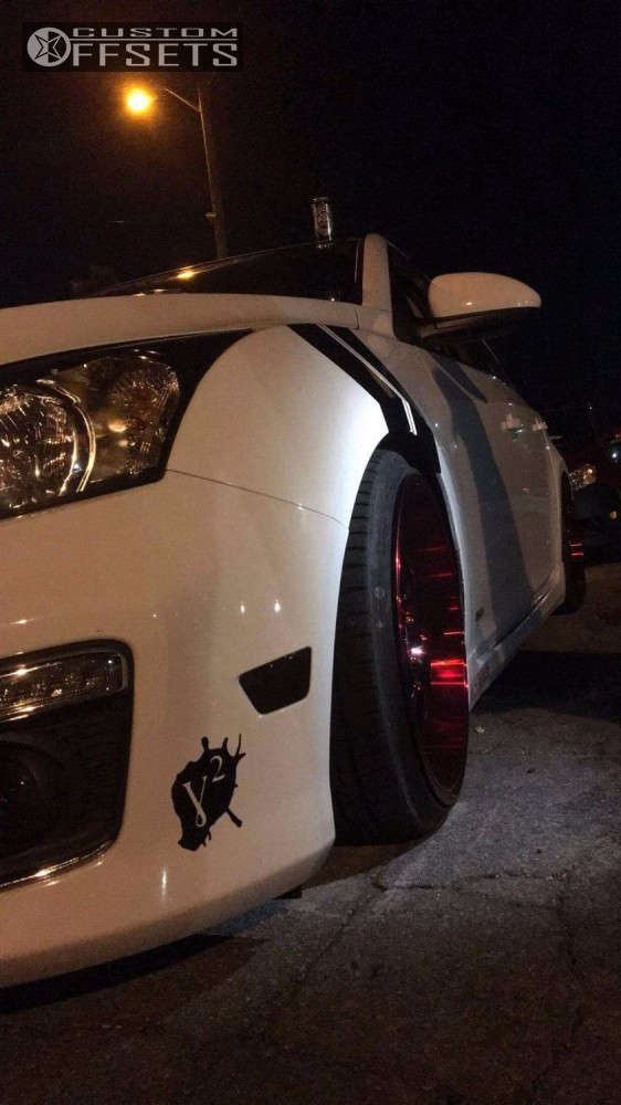 2015 Chevrolet Cruze with 18x8.5 30 STR 514 and 195/35R18 Achilles Atr ...