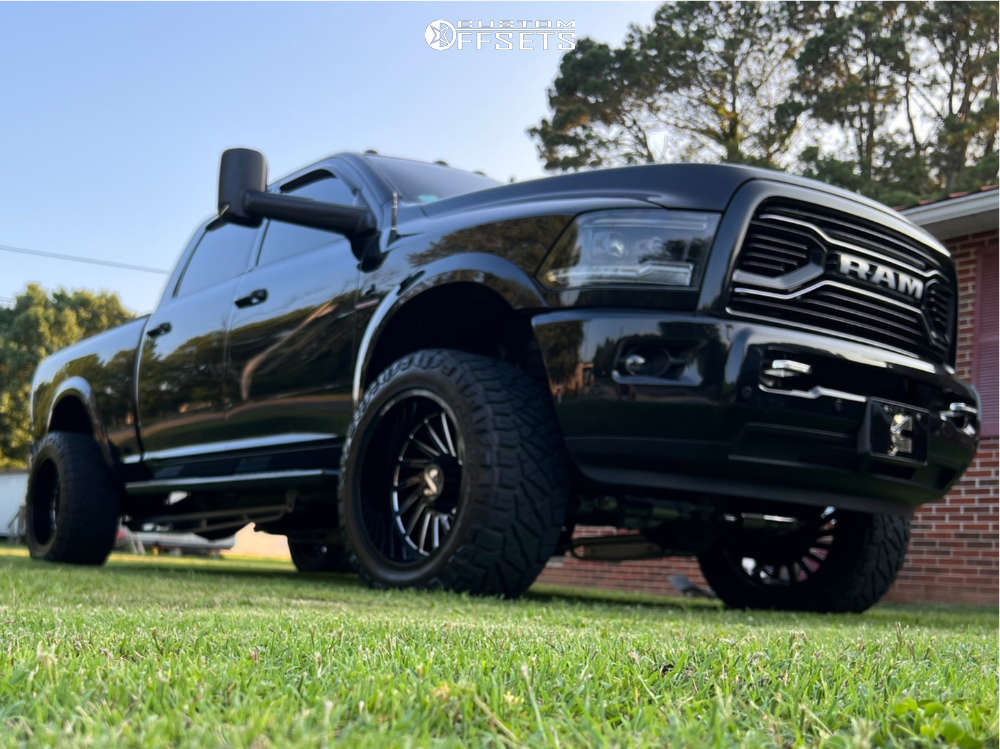 2018 Ram 3500 with 22x12 -51 ARKON OFF-ROAD Caesar and 325/50R22 Nitto ...