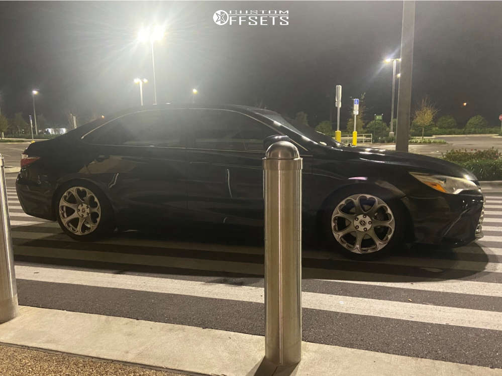 2016 Toyota Camry with 18x8.5 35 Heritage Kokoro Monoc and 235/45R18 ...