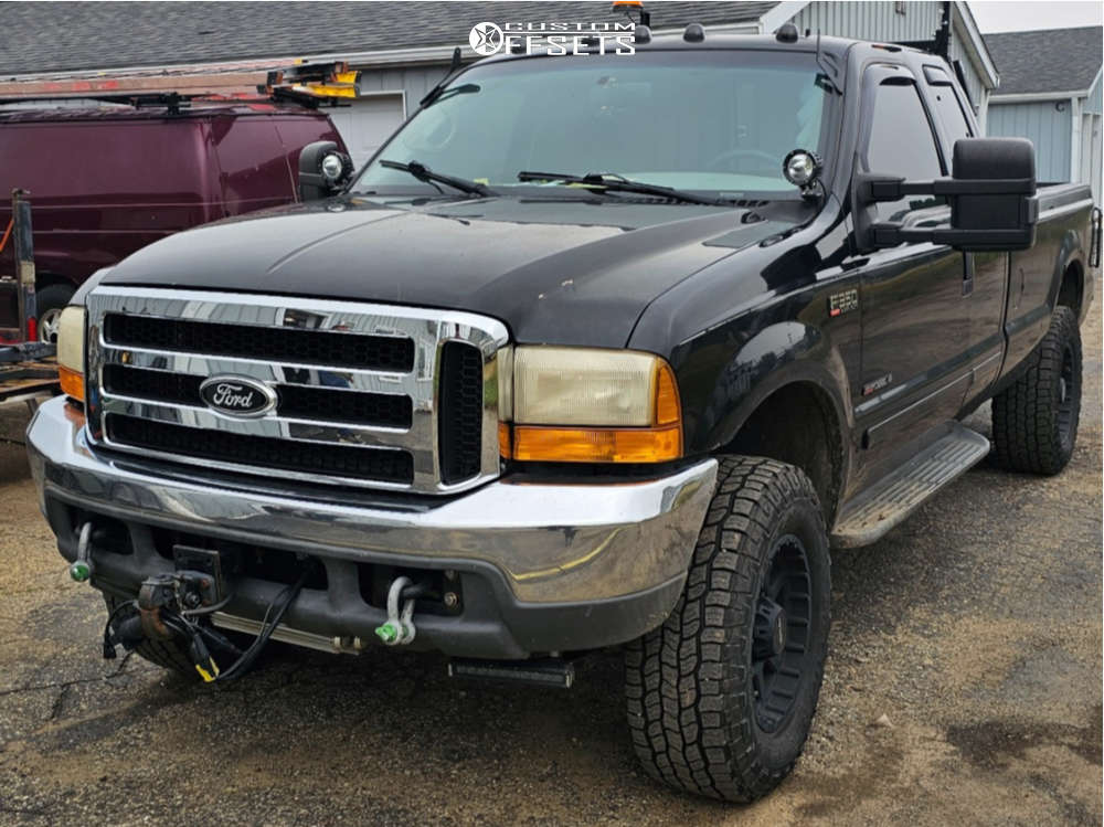 2001 Ford F-350 Super Duty with 18x9 0 Pro Comp Series 32 and 295/70R18 ...