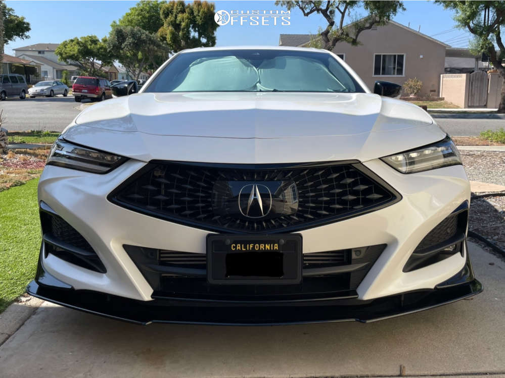 2021 Acura TLX with 19x8.5 30 Vossen Hf5 and 255/40R19 Bridgestone ...