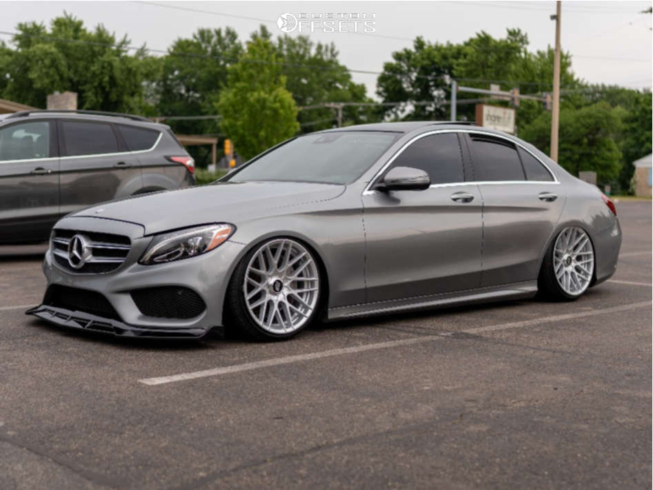 2016 Mercedes-Benz C300 with 19x10 35 Rotiform Rse and 225/35R19 ...