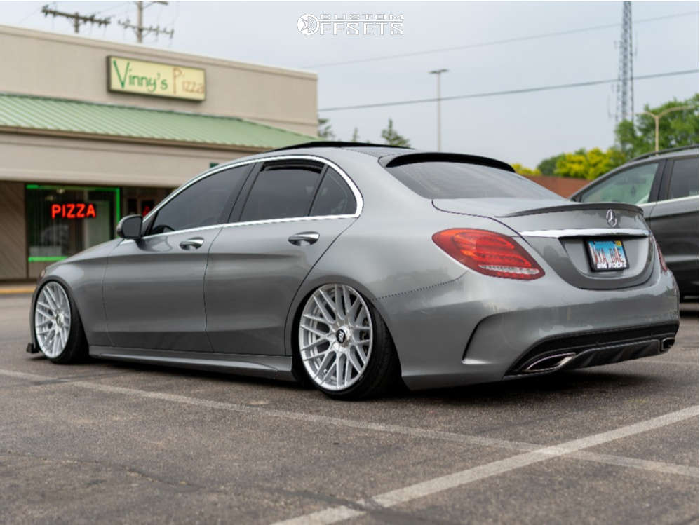 2016 Mercedes-Benz C300 with 19x10 35 Rotiform Rse and 225/35R19 ...