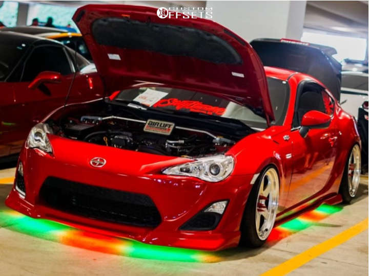 2015 Scion FR-S with 18x9.5 22 Kansei Knp and 225/40R18 Nitto Neo Gen ...