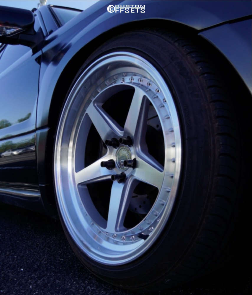 2003 Subaru Forester with 18x9.5 35 Aodhan Ds05 and 235/40R18 Ironman ...