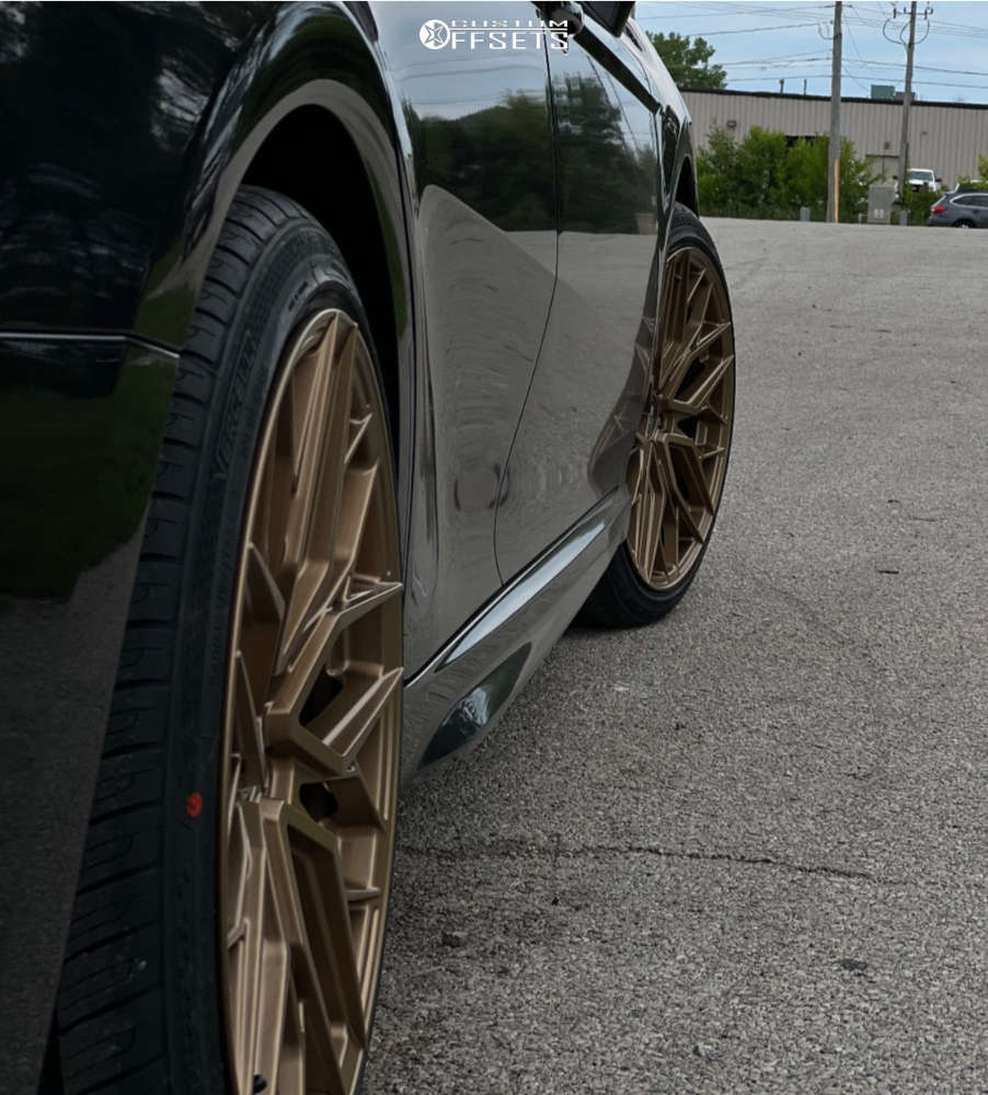 2022 Toyota Camry with 19x9.5 38 F1R Fs3 and 235/40R19 Vercelli Strada ...