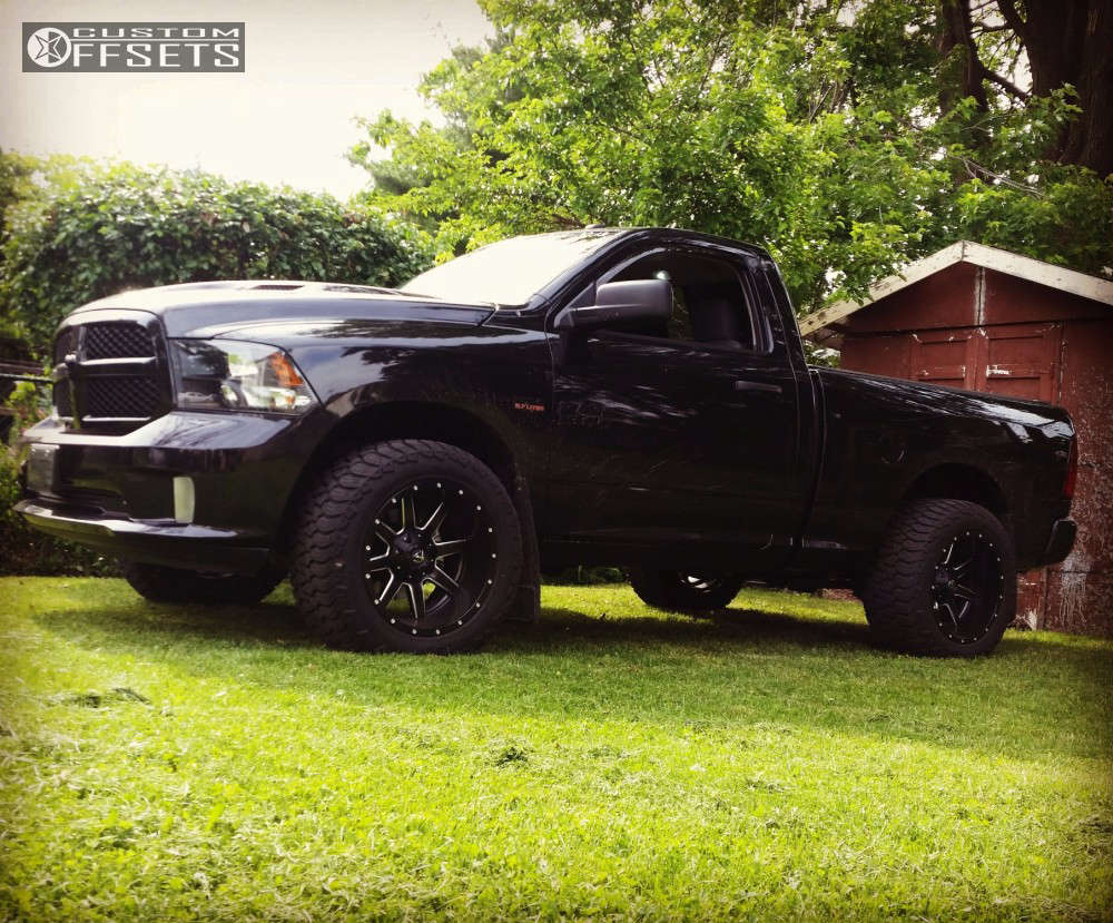 2016 Ram 1500 with 20x12 -44 Fuel Maverick and 305/55R20 AMP Terrain ...