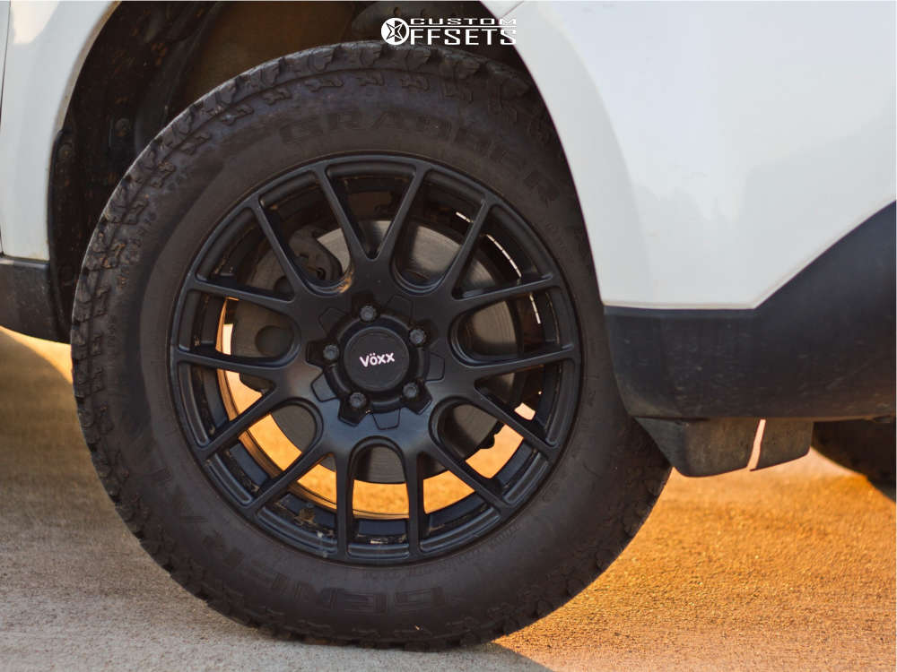 2010 Subaru Forester with 16x7 40 Voxx Orso and 215/65R16 General ...