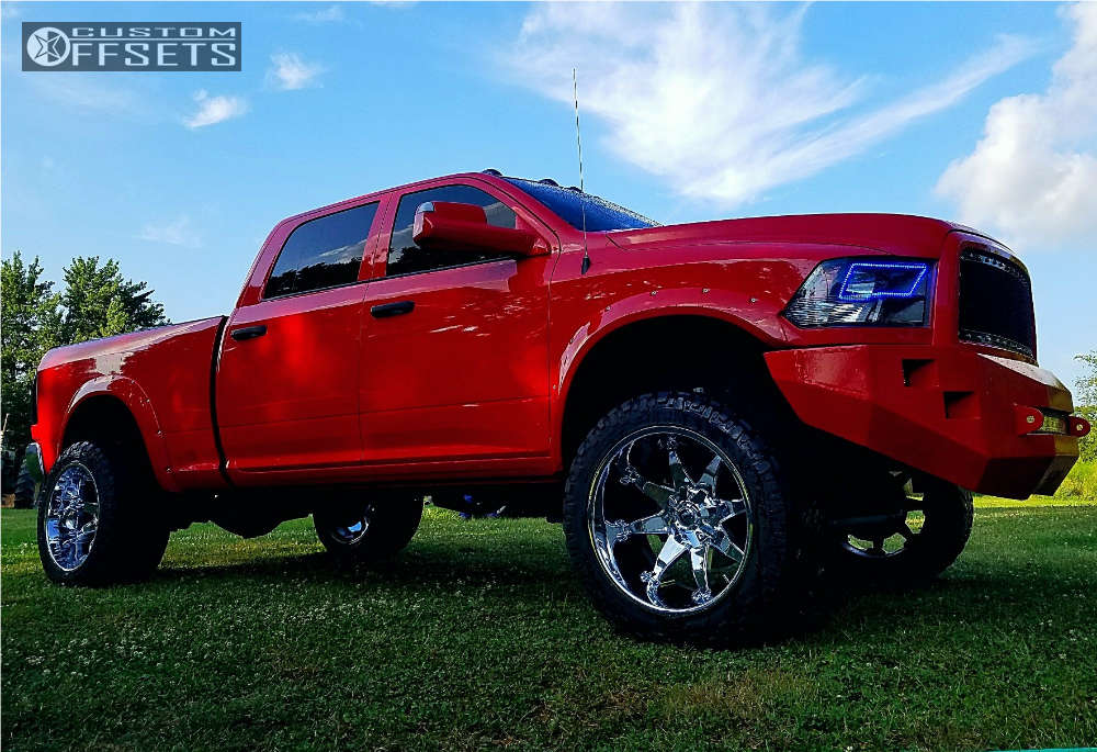 2015 Ram 2500 with 22x14 -76 Fuel Octane and 355/40R22 Nitto Trail ...