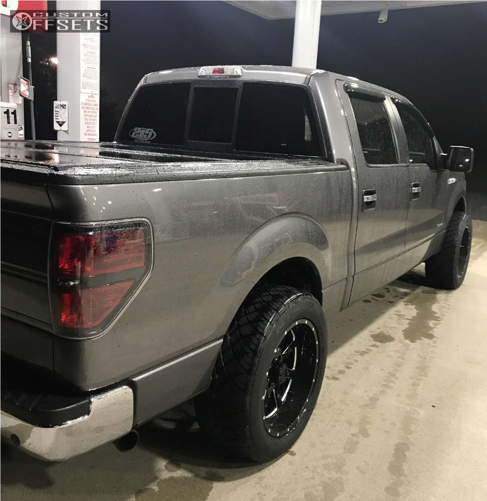 2013 Ford F-150 with 20x10 -19 Tuff T15 and 305/50R20 Nitto NT420V and ...