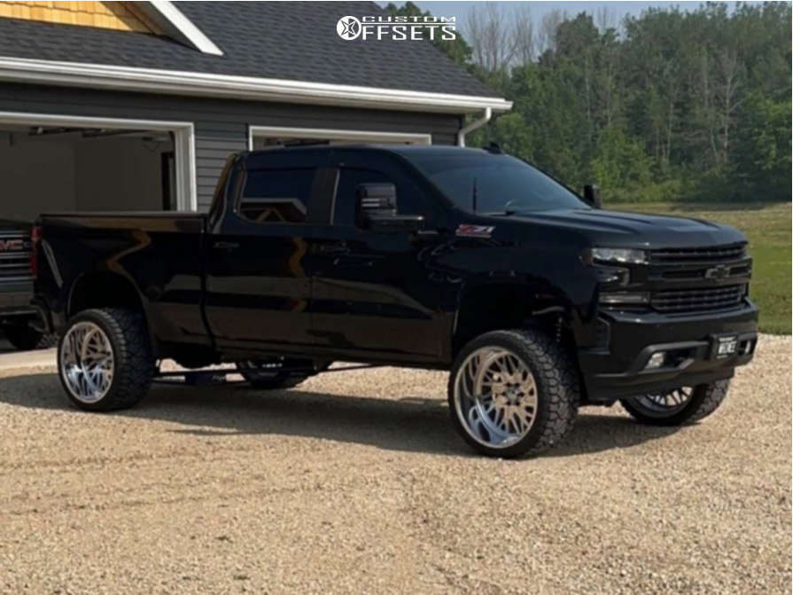 2019 Chevrolet Silverado 1500 with 24x14 -73 American Force Nova Ss and ...