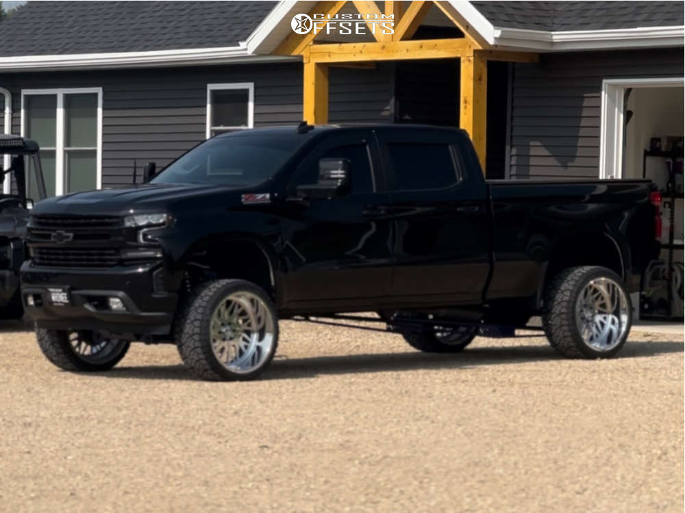2019 Chevrolet Silverado 1500 with 24x14 -73 American Force Nova Ss and ...
