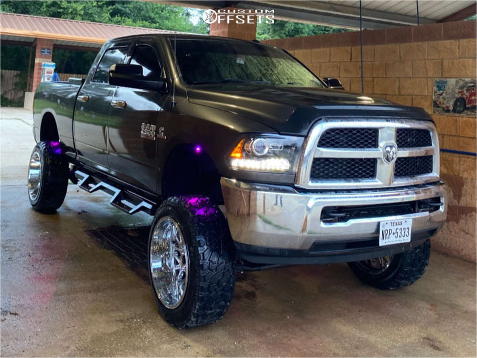 2017 Ram 2500 with 22x12 -51 Vision Brawl and 35/12.5R22 Lanvigator ...