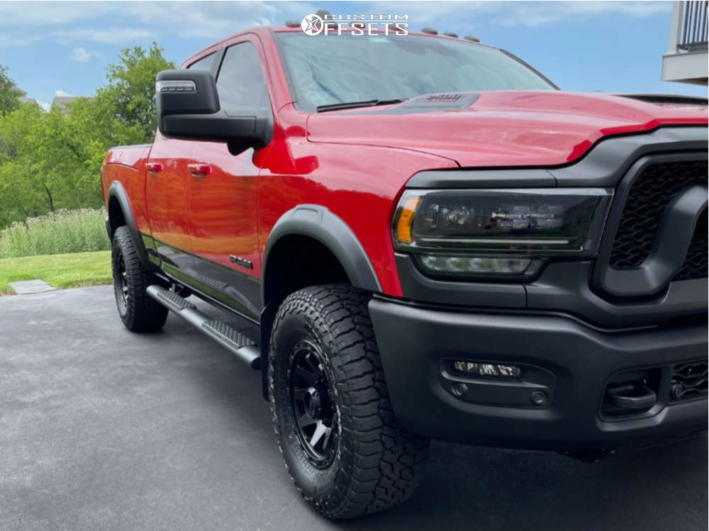 2023 Ram 2500 with 18x9 18 Method Mr317 and 35/12.5R18 Falken WildPeak ...