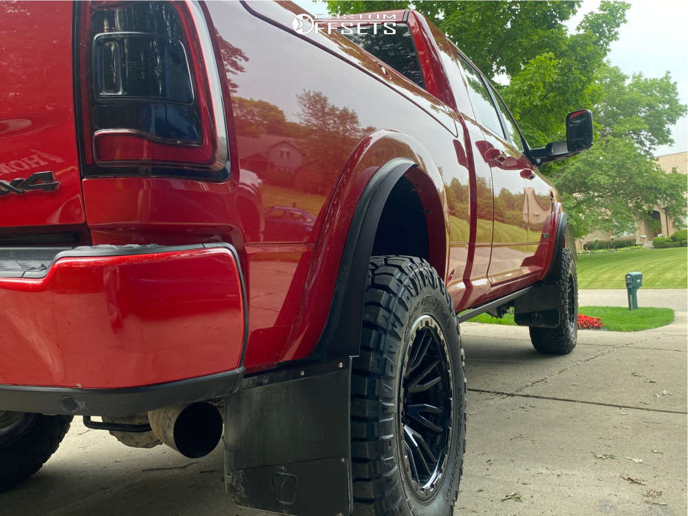 2020 Ram 2500 with 20x10 -18 Fuel Rebel 8 and 37/12.5R20 Nitto Ridge ...