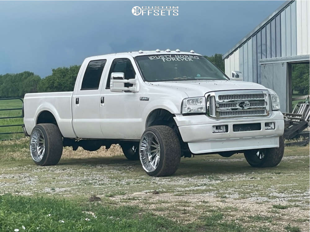 2003 Ford F-250 Super Duty with 24x14 -72 Tuff T2a and 305/35R24 ...