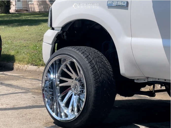 2003 Ford F-250 Super Duty with 24x14 -72 Tuff T2a and 305/35R24 ...