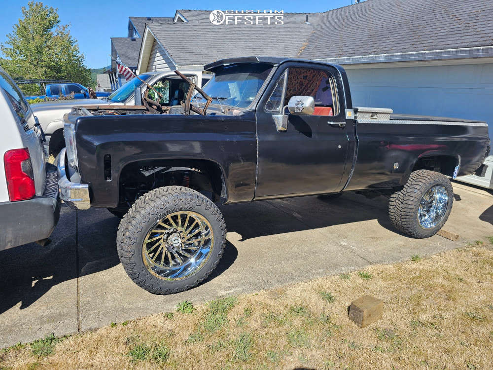 1976 Chevrolet K20 with 22x12 -51 ARKON OFF-ROAD Caesar and 35/12.5R22 ...