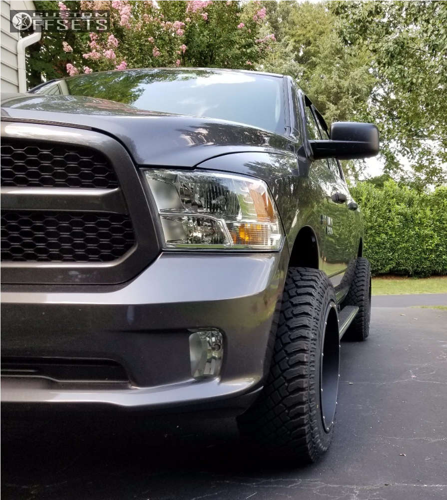 2015 Ram 1500 with 20x12 -51 Vision Rocker and 33/12.5R20 Atturo Trail ...