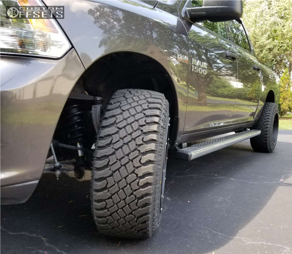 2015 Ram 1500 with 20x12 -51 Vision Rocker and 33/12.5R20 Atturo Trail ...