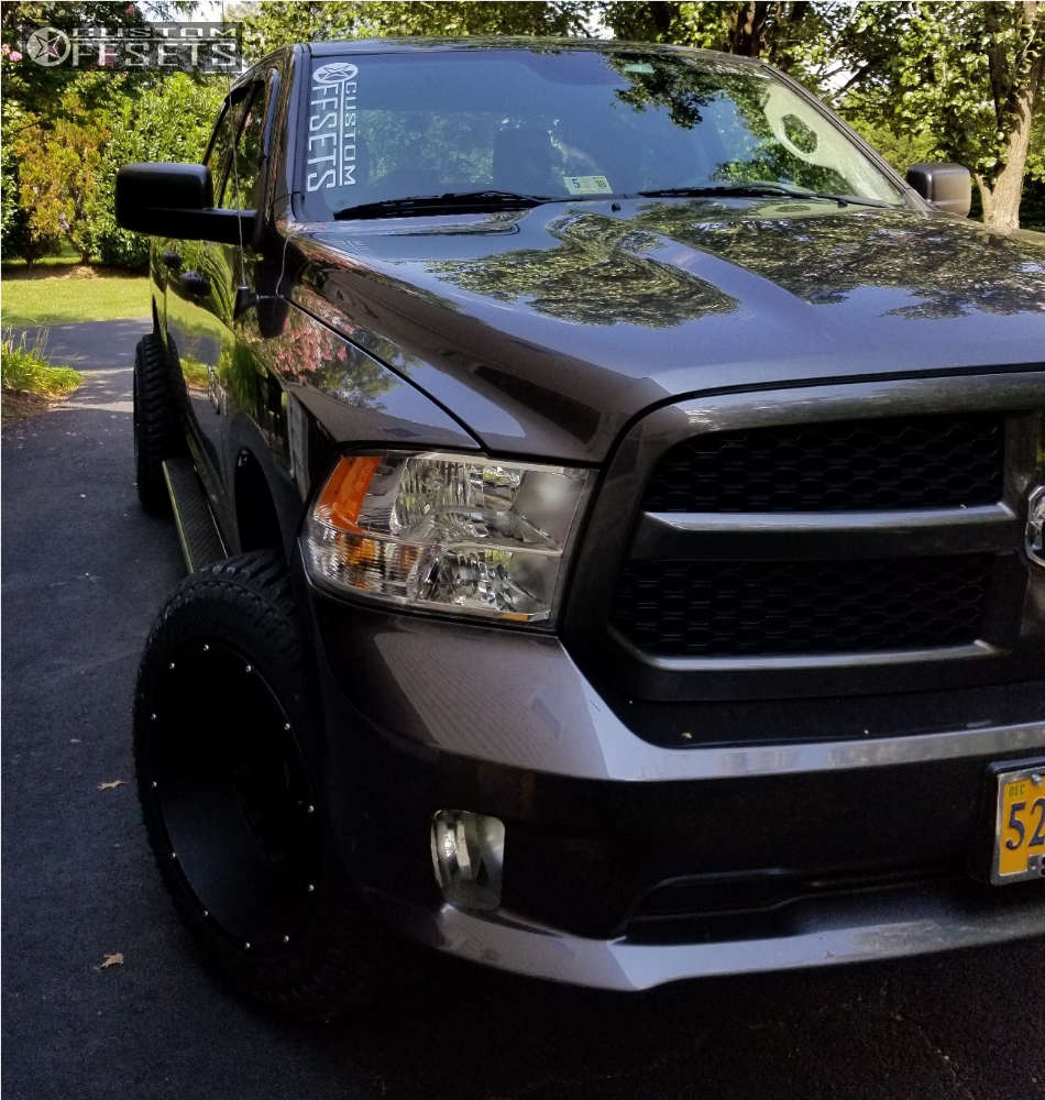 2015 Ram 1500 with 20x12 -51 Vision Rocker and 33/12.5R20 Atturo Trail ...