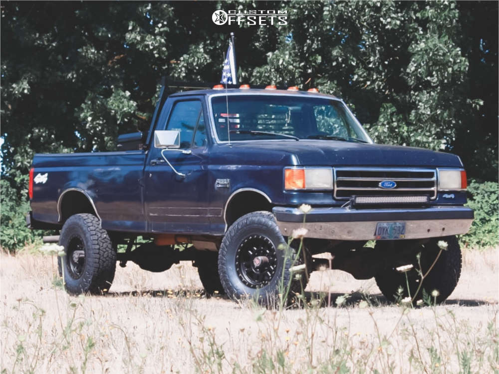 1990 Ford F-250 with 17x8.5 Vision Manx and 35/12.5R17 Toyo Tires Open ...