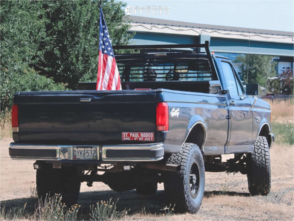 1990 Ford F-250 with 17x8.5 Vision Manx and 35/12.5R17 Toyo Tires Open ...