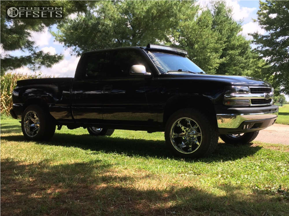 2000 Chevrolet Silverado 1500 with 20x12 -44 Fuel Octane and 305/50R20 ...