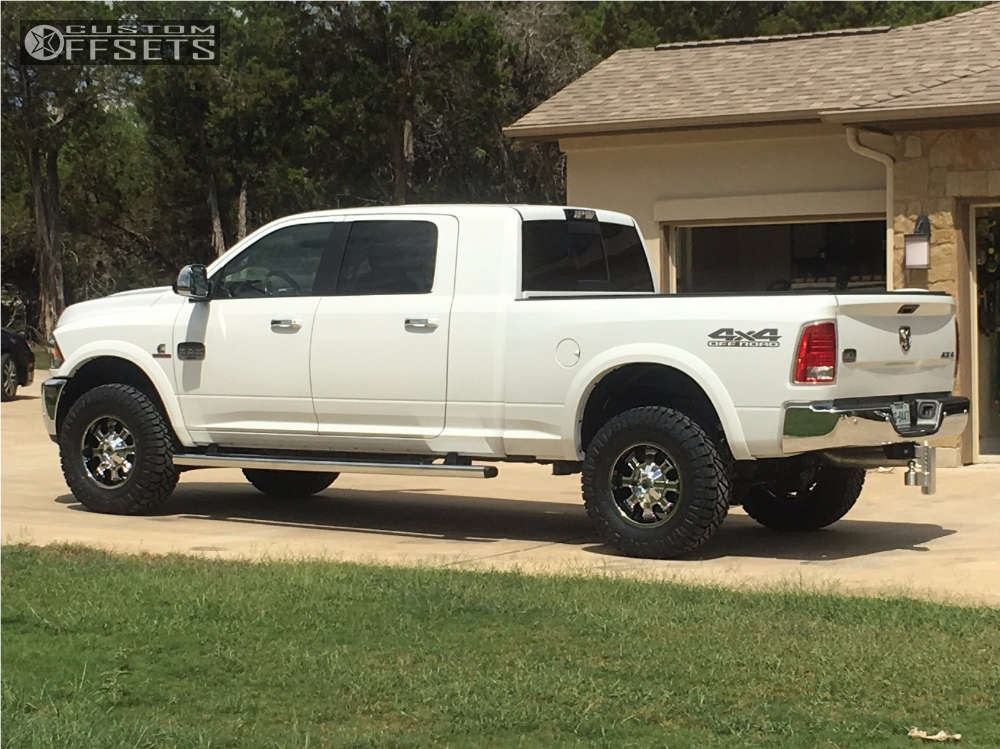 2017 Ram 2500 with 18x9 18 Mayhem Fierce and 35/12.5R18 Nitto Ridge ...