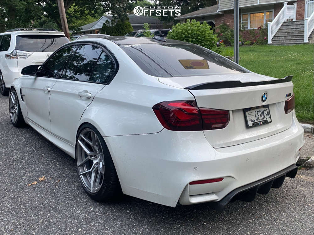 2016 BMW M3 with 19x9.5 20 Rohana Rfx11 and 265/35R19 Atlas Force Uhp ...
