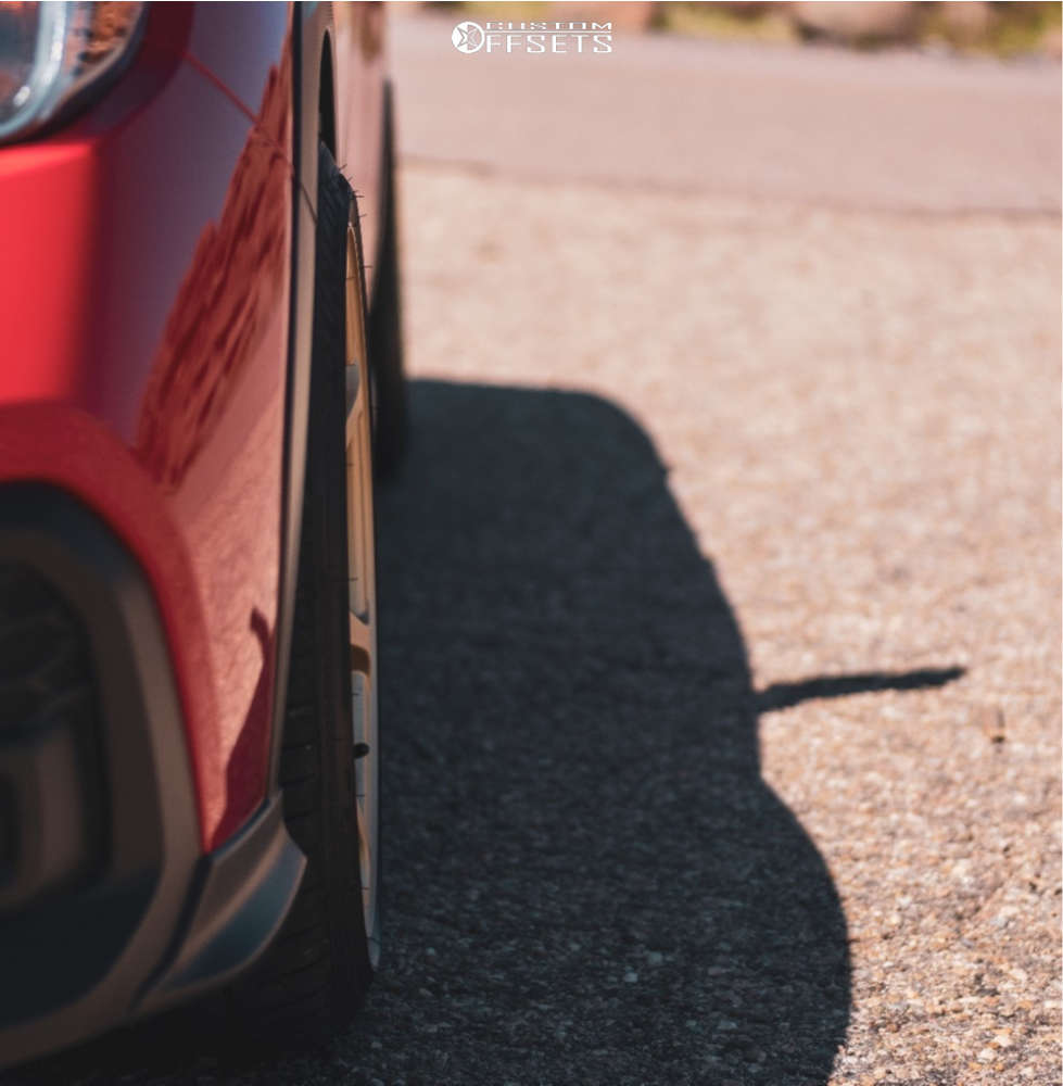 2022 Subaru WRX with 18x9.5 38 Motegi Mr154 and 245/40R18 Dunlop Sport ...