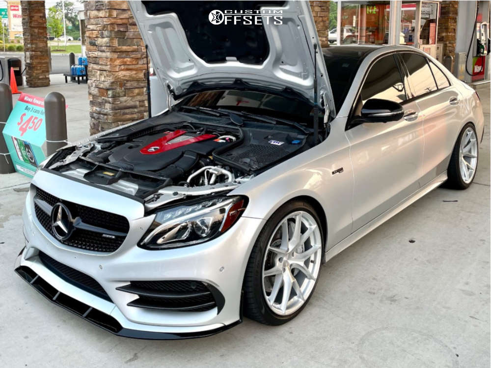 2017 Mercedes-Benz C43 AMG with 19x8.5 35 Aodhan Aff7 and 225/40R19 ...