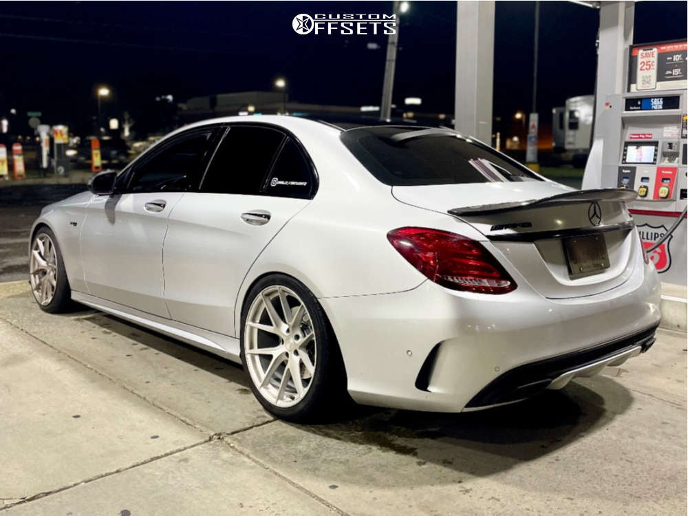 2017 Mercedes-Benz C43 AMG with 19x8.5 35 Aodhan Aff7 and 225/40R19 ...