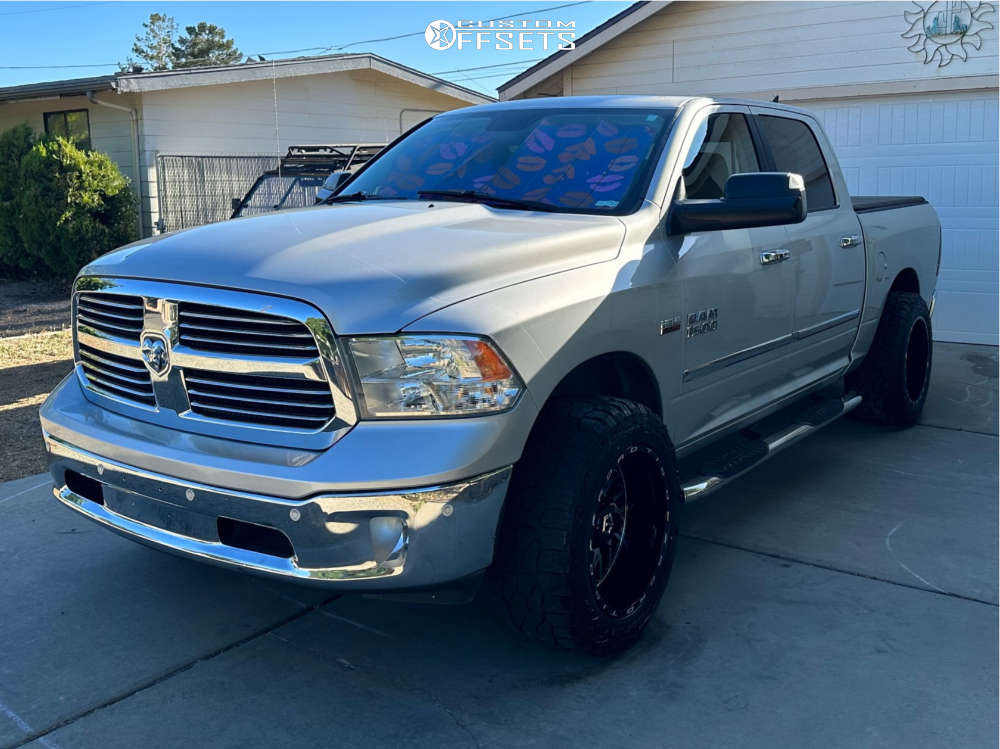 2015 Ram 1500 with 20x12 -44 TIS 544mb and 33/12.5R20 Falken Wildpeak ...