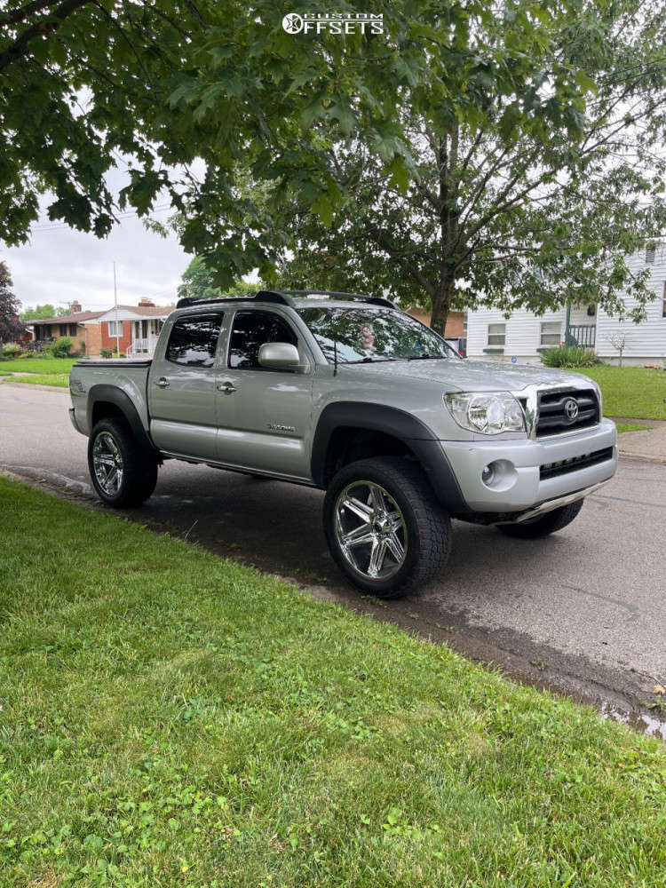 2008 Toyota Tacoma with 22x10 -19 Vision Razor and 305/40R22 Nitto ...
