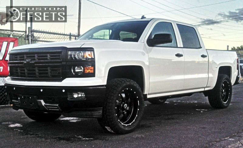 2014 Chevrolet Silverado 1500 with 20x10 -19 BMF Novakane and 305/55R20 ...