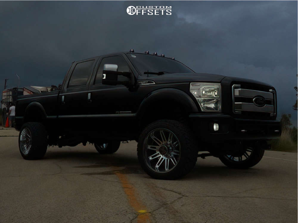 2013 Ford F-250 Super Duty with 22x12 -51 ARKON OFF-ROAD Churchill and ...