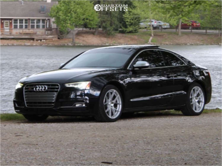 2013 Audi S5 with 18x8.5 35 Aodhan Ah11 and 245/40R18 Vercelli Strada ...