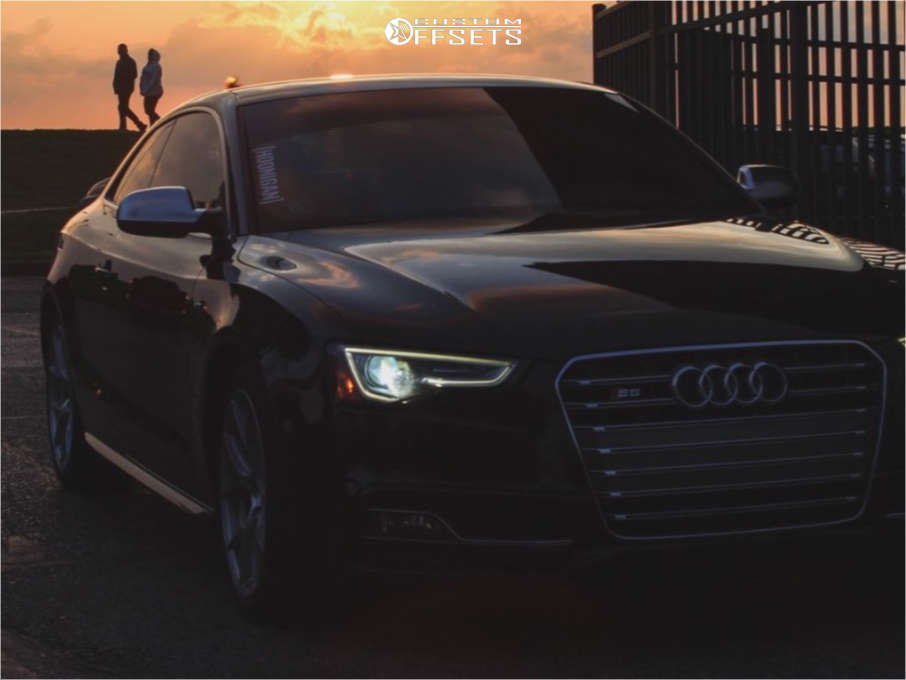 2013 Audi S5 with 18x8.5 35 Aodhan Ah11 and 245/40R18 Vercelli Strada ...
