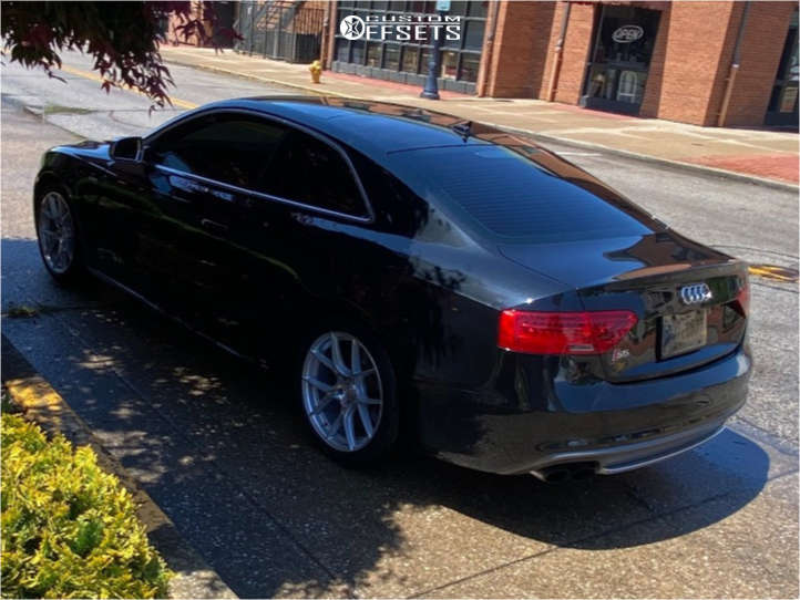 2013 Audi S5 with 18x8.5 35 Aodhan Ah11 and 245/40R18 Vercelli Strada ...