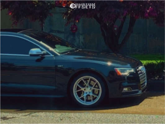 2013 Audi S5 with 18x8.5 35 Aodhan Ah11 and 245/40R18 Vercelli Strada ...