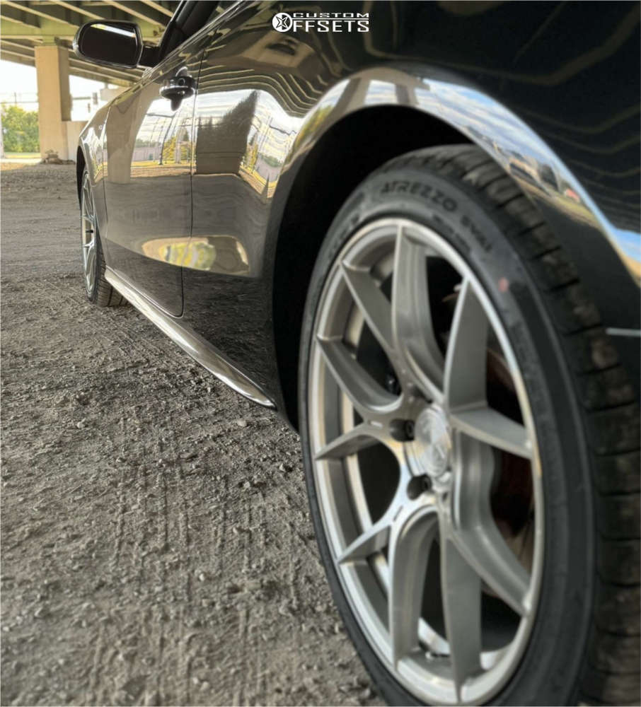 2013 Audi S5 with 18x8.5 35 Aodhan Ah11 and 245/40R18 Vercelli Strada ...