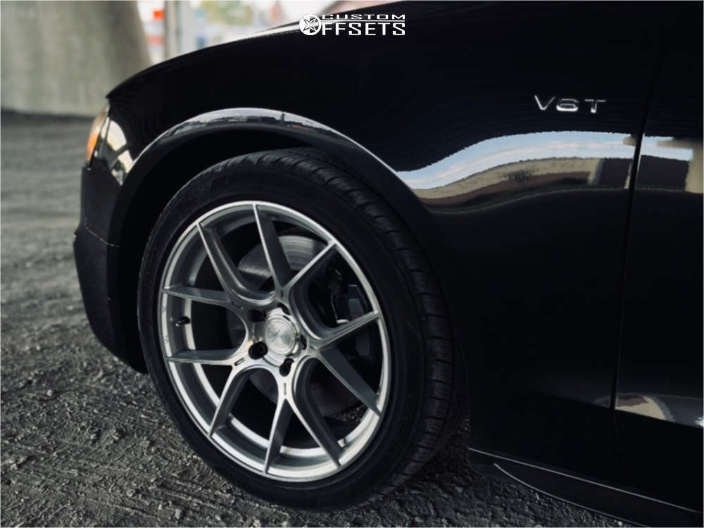 2013 Audi S5 with 18x8.5 35 Aodhan Ah11 and 245/40R18 Vercelli Strada ...