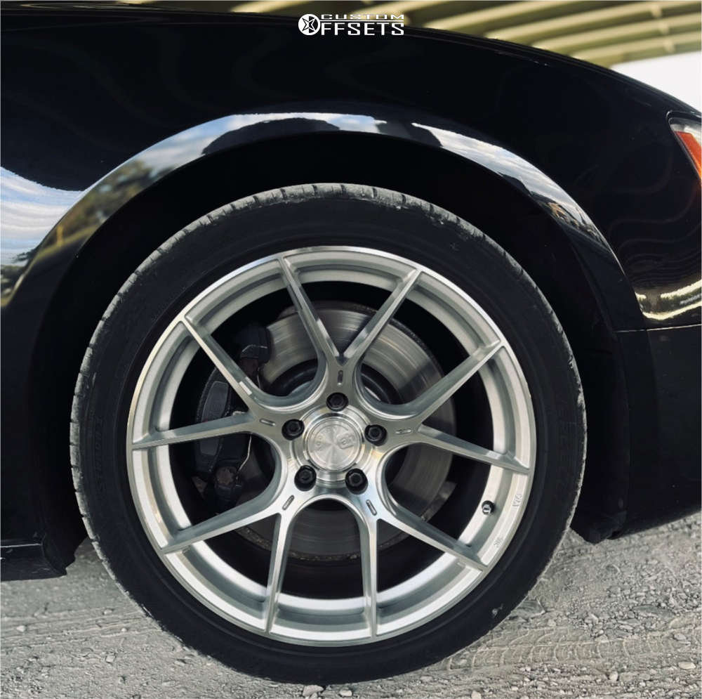 2013 Audi S5 with 18x8.5 35 Aodhan Ah11 and 245/40R18 Vercelli Strada ...