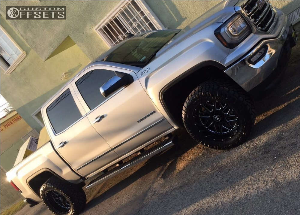 2017 GMC Sierra 1500 with 20x10 -19 Hostile Sprocket and 305/55R20 ...