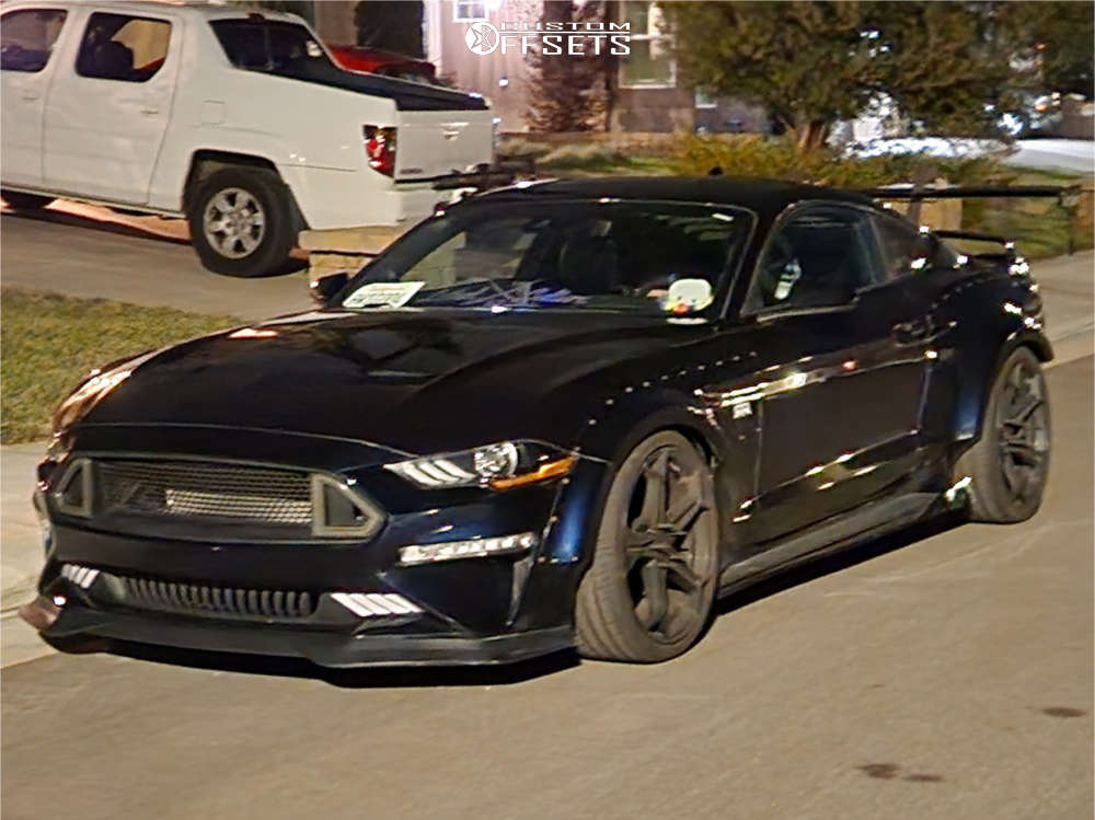 2021 Ford Mustang with 20x9 35 Niche Arrow and 275/30R20 Lionhart LH ...