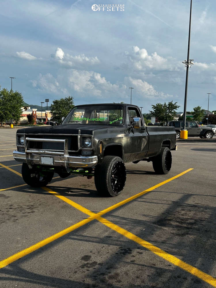 1978 Chevrolet K10 with 24x14 -81 Ballistic 959 and 305/35R24 Vercelli ...